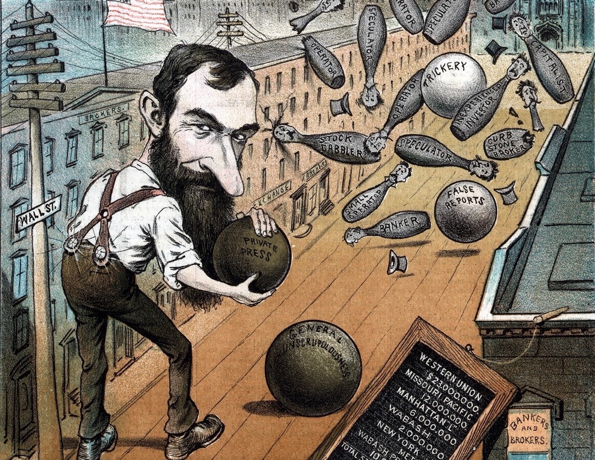 Sherman Antitrust Act Political Cartoon